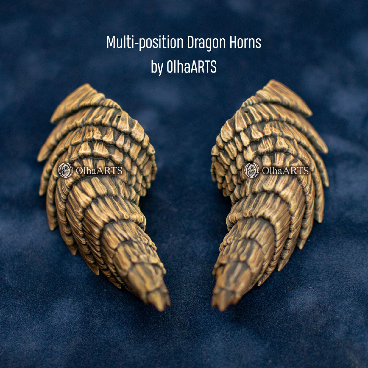 Dragon Horns — Head Accessory by OlhaARTS