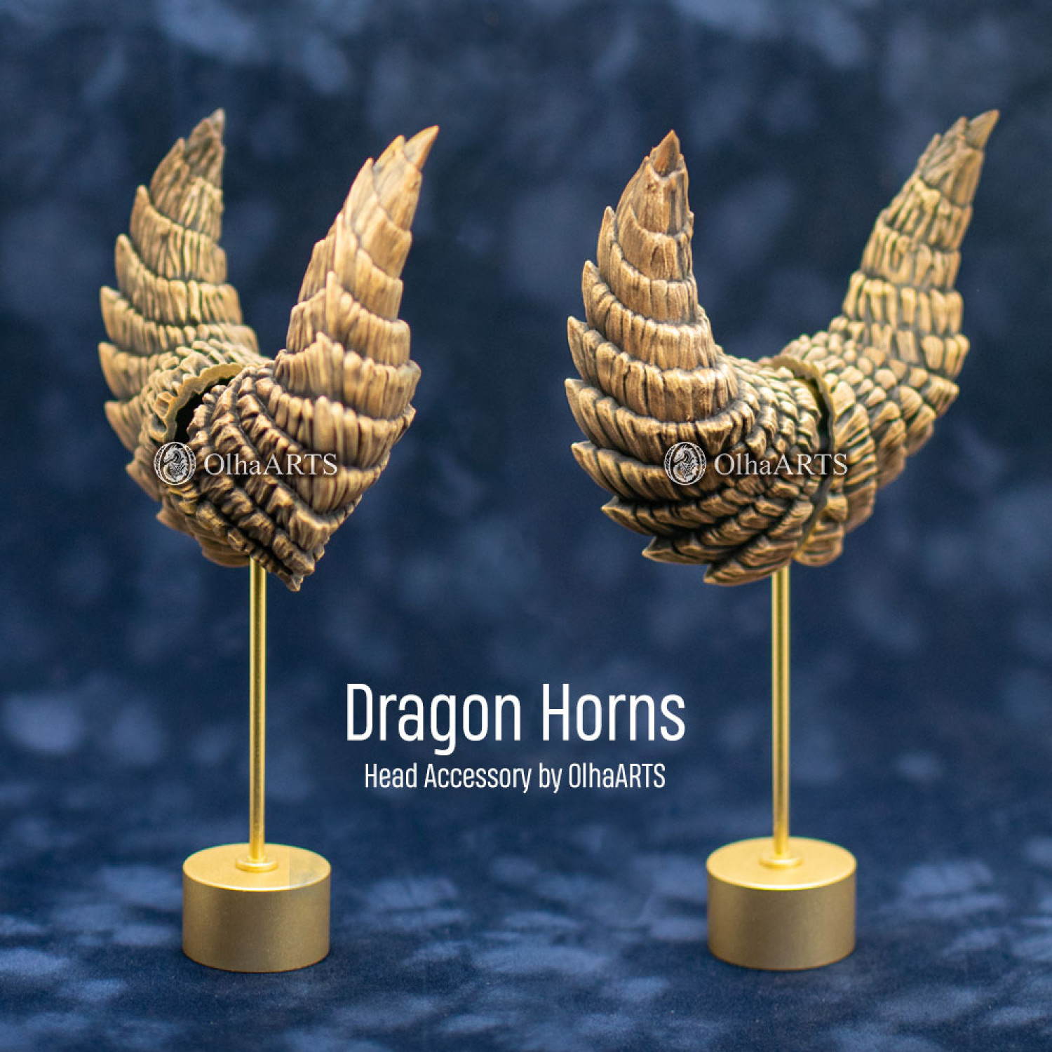 Dragon Horns — Head Accessory by OlhaARTS